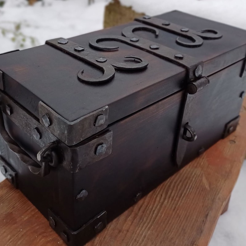 Rustic Wooden Chest - Etsy