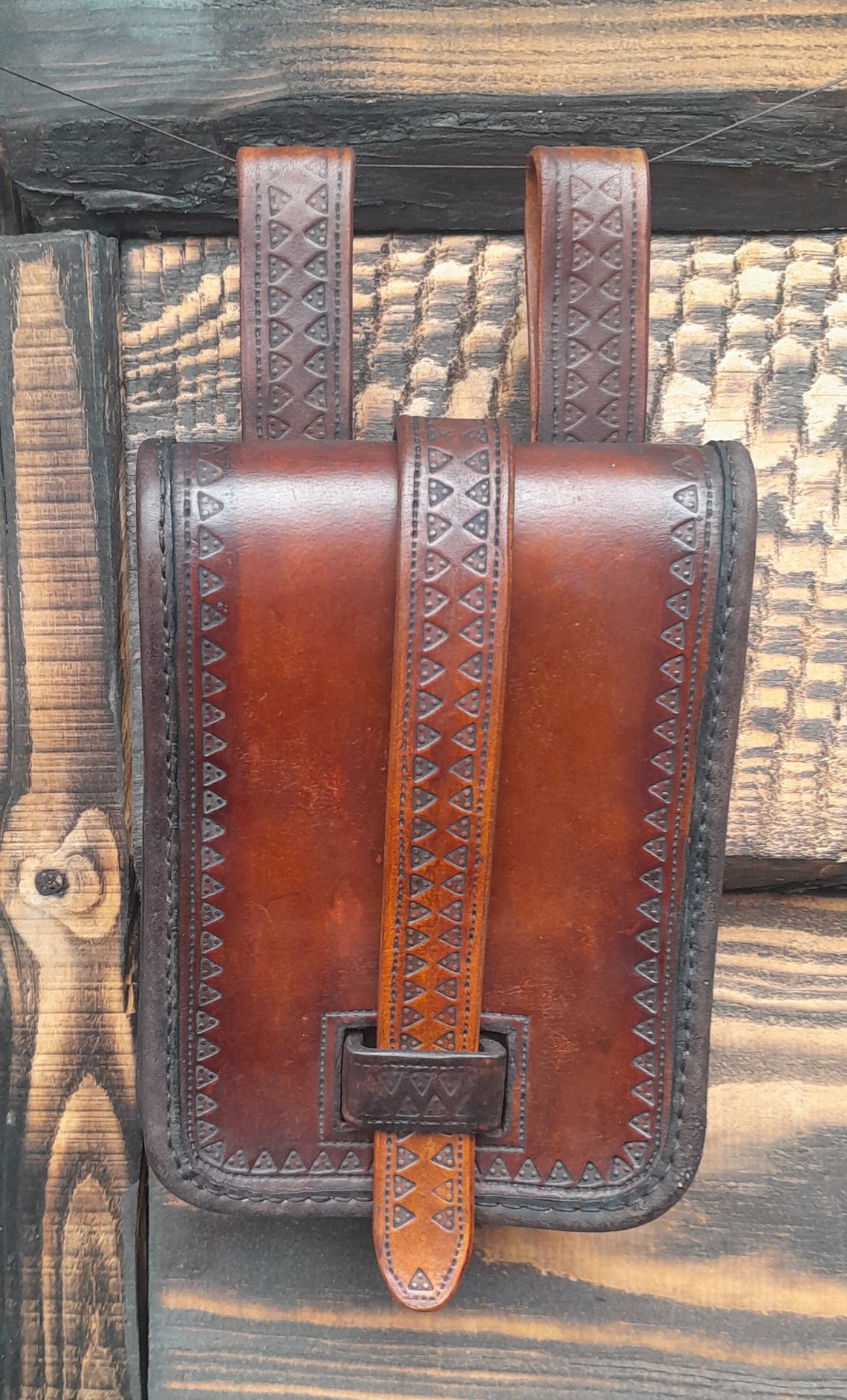 Handmade Leather Viking Belt Bag Pouch - Etsy