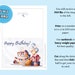 Happy Birthday Card for Boy With Cake and Balloons, 5x7 Printable ...