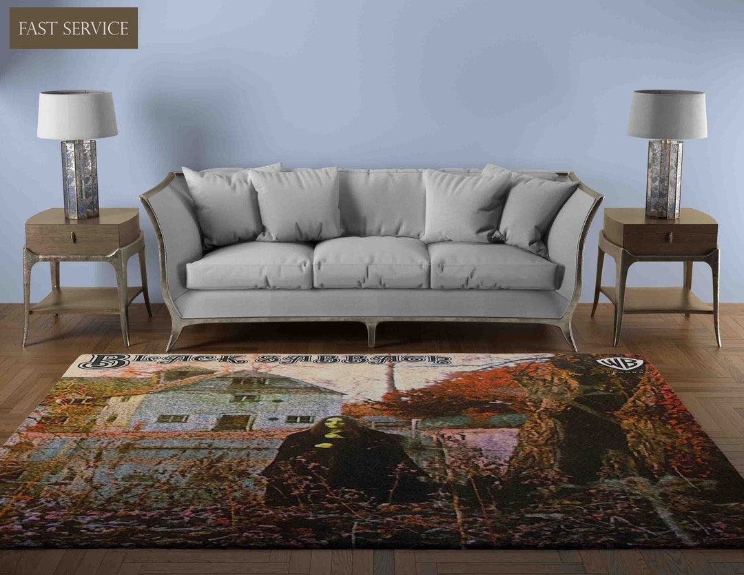 Customized Rug Black Haunted House Lady Sabbath Legend Comfy - Etsy