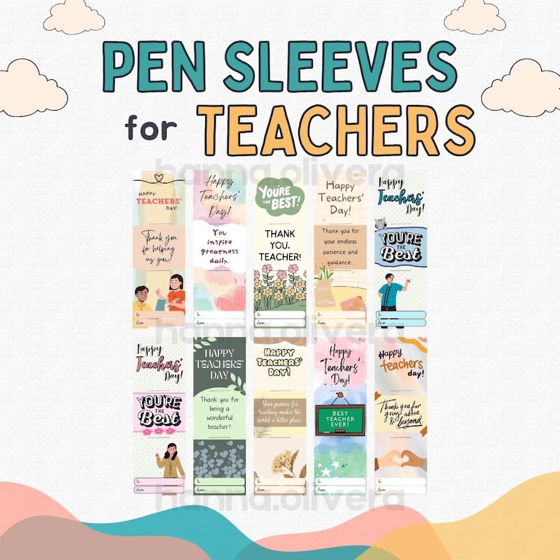 Pen Sleeve Template - Etsy