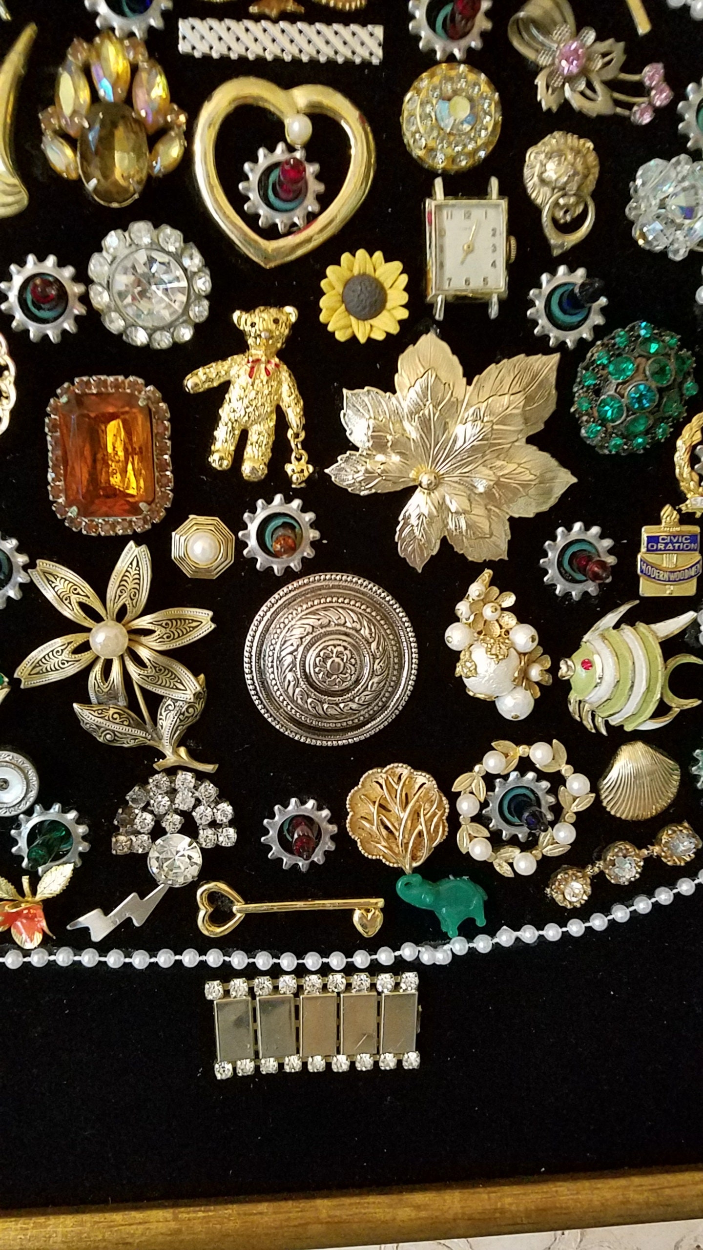 Lighted Framed Jeweled Christmas Tree - Etsy