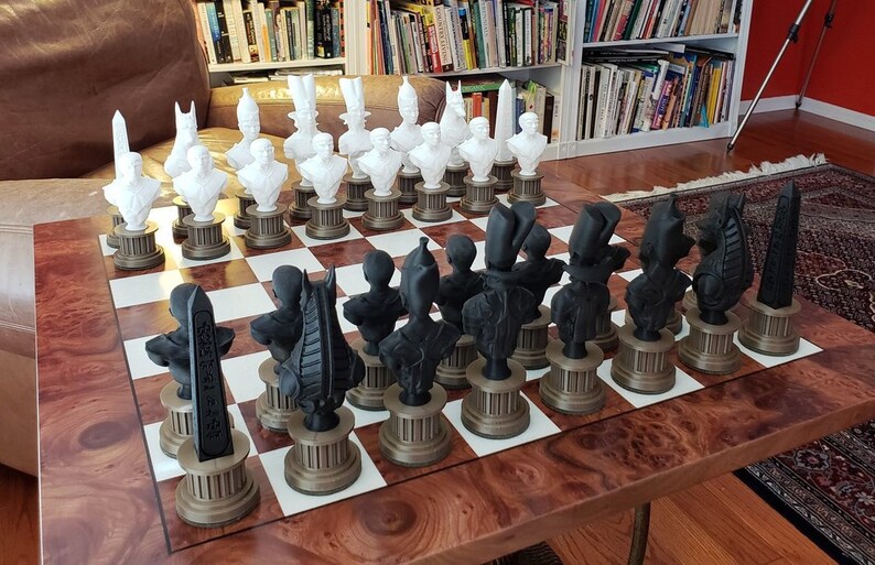 Custom Resin 3D Printed Chess Set Your Unique Style, Your Move - Etsy