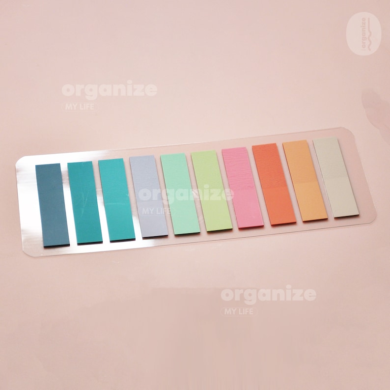 Pastel Index Tabs Sticky Notes | Cute Kawaii Planner Tabs | Waterproof ...