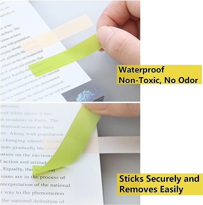 Pastel Index Tabs Sticky Notes | Cute Kawaii Planner Tabs | Waterproof ...