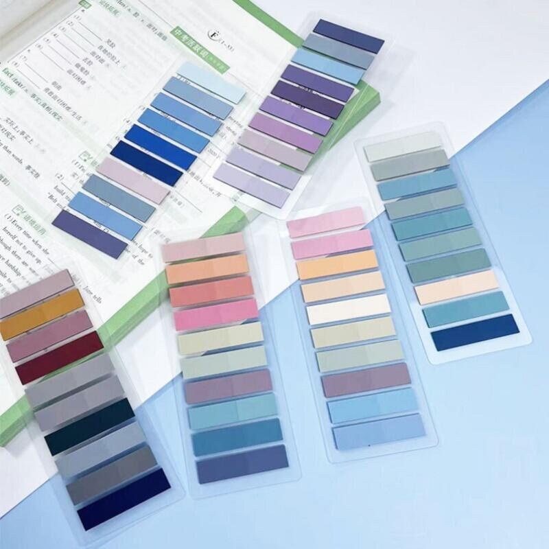 Pastel Index Tabs Sticky Notes Cute Kawaii Planner Tabs Waterproof Page ...