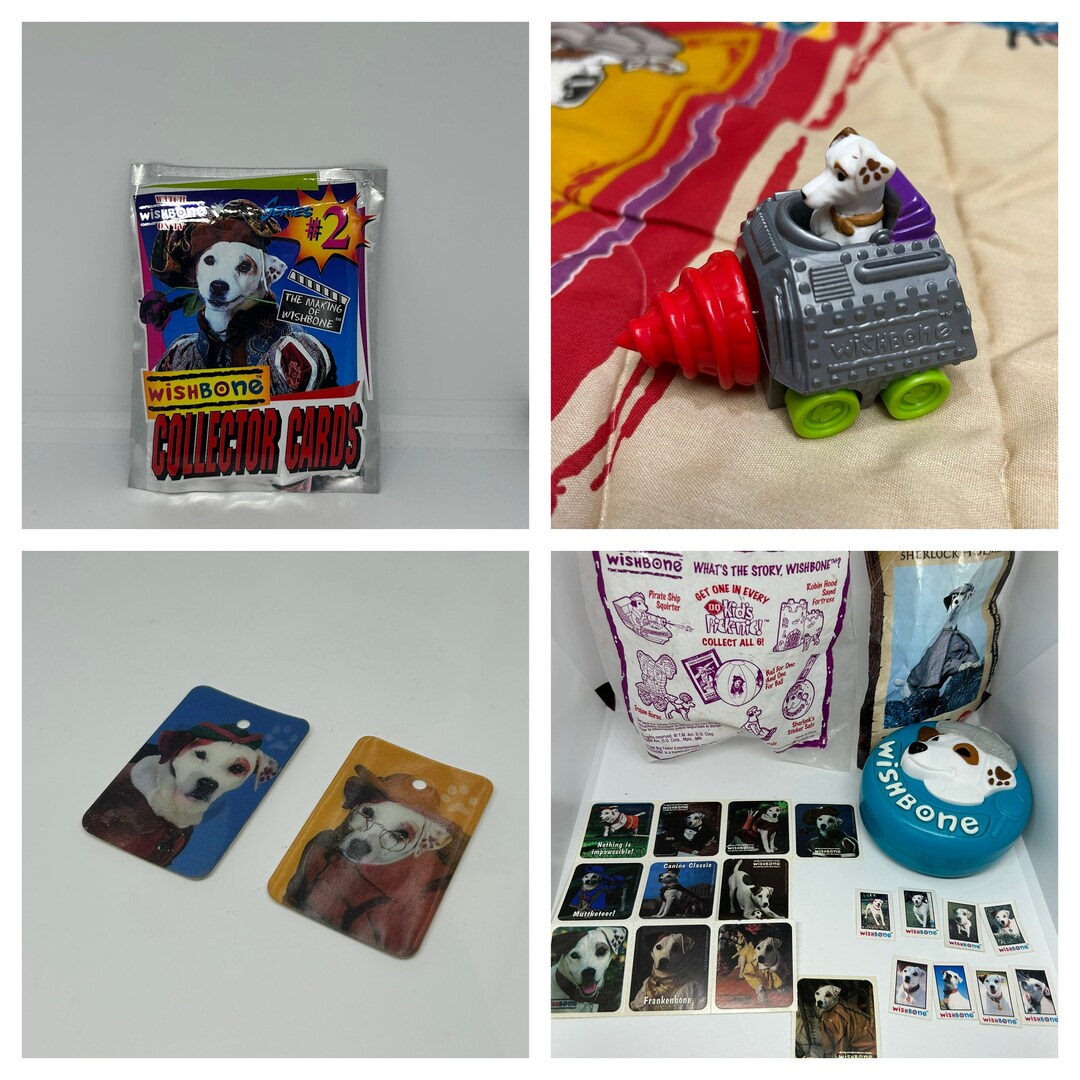 Wishbone choose Your Toy Figurine Sherlock Sticker Safe Earth Digger ...