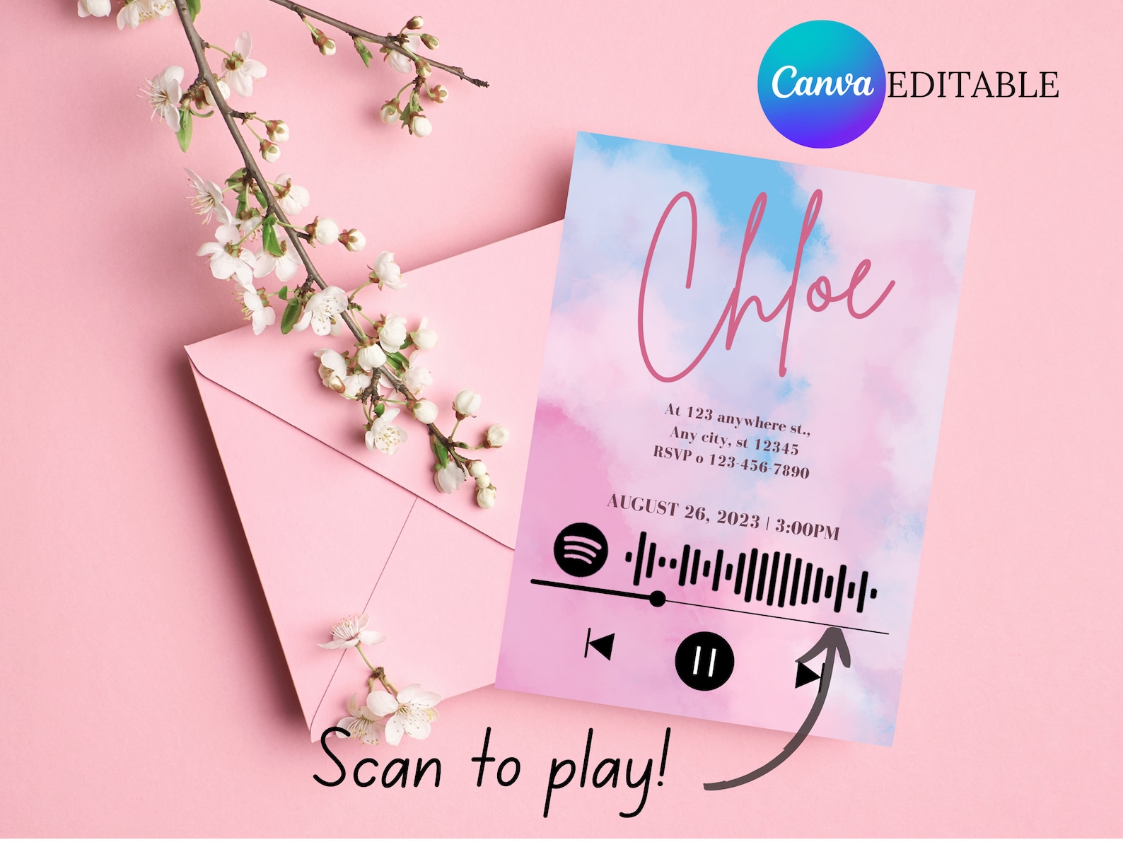 Editable Lover Invitation | Lover Birthday Party Invite Taylor Swift ...