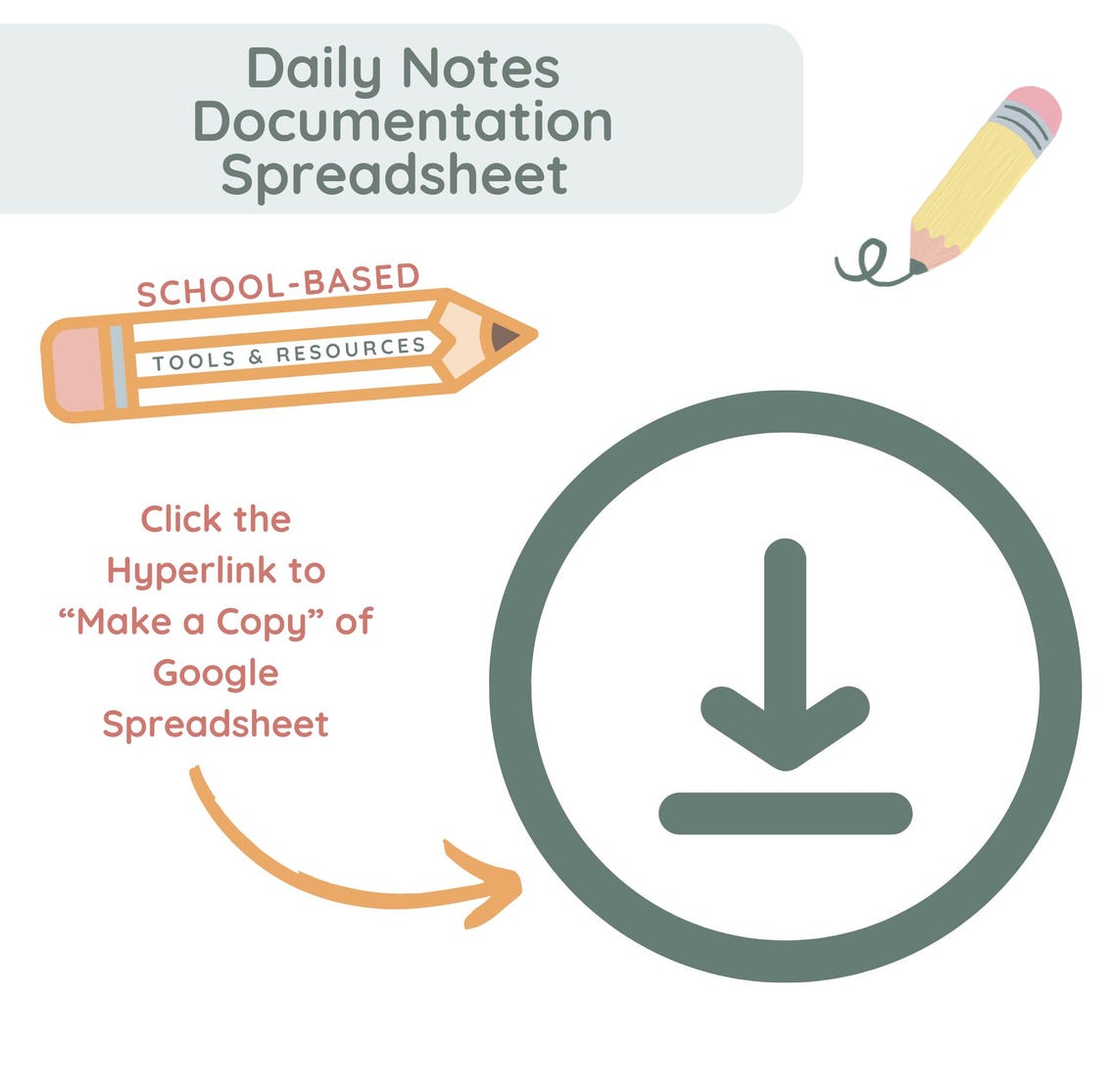 School-based Occupational Therapy Documentation Spreadsheet Template ...