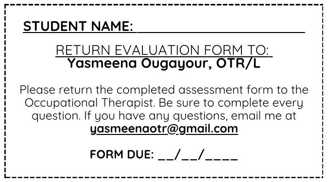 Assessment Form Return Custom Labels (pack of 30) - Etsy