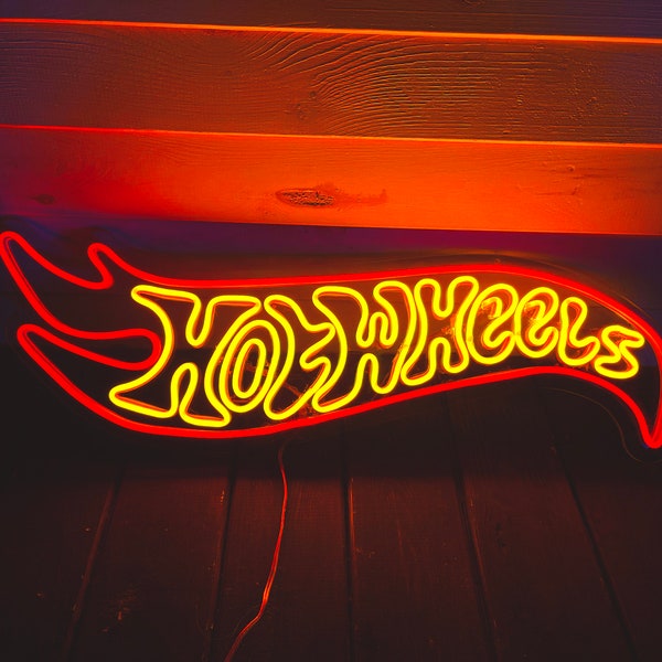 Hotwheels Neon Light - Etsy