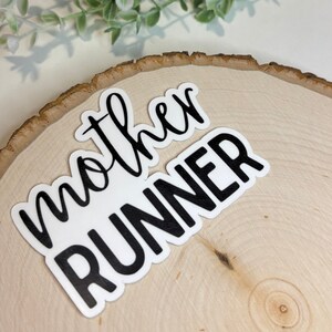Mother Runner Sticker Cute Run Mama Decal Runner Mom Gift for Her Women ...