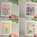 Birth Flower Stamp Sticker | Birth Month Sticker | Birthday Gift ...