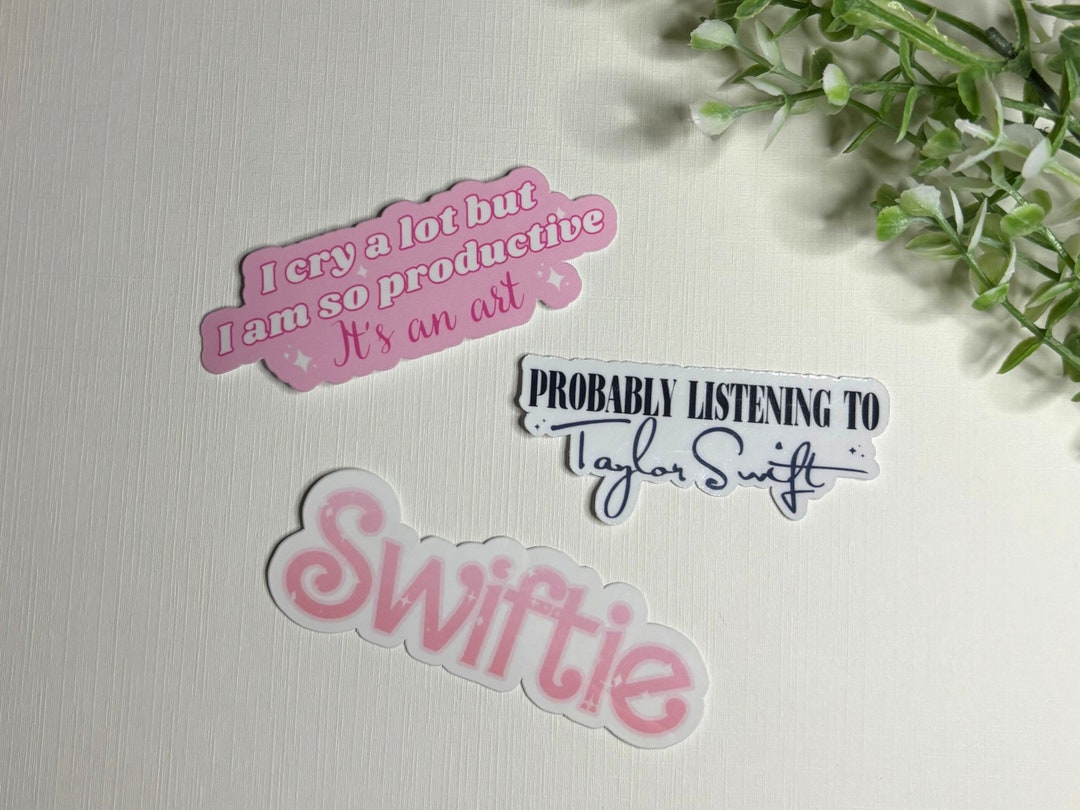 Swifty Sticker Pack I Cry A Lot but I Am so Productive Sticker ...