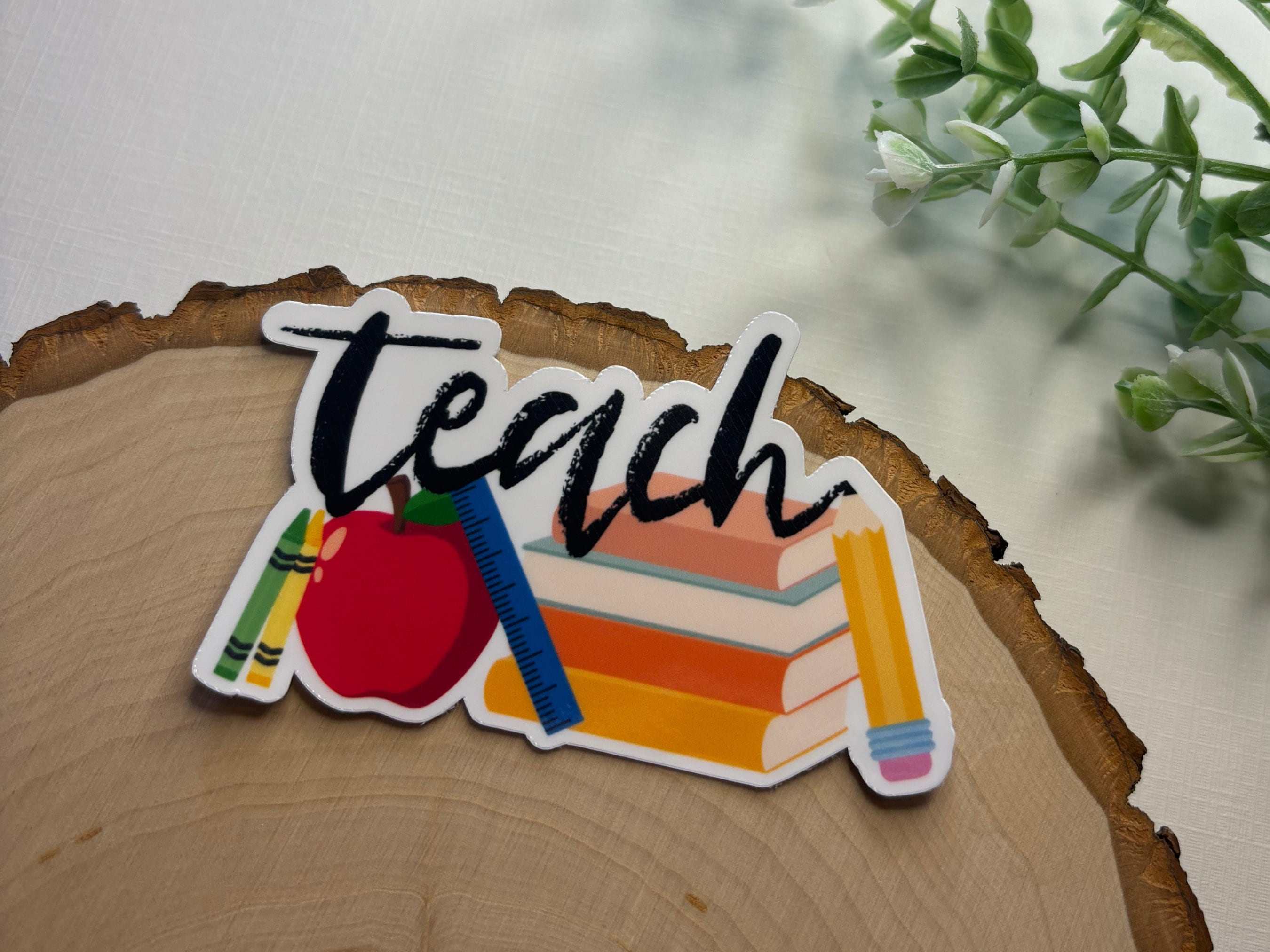 Teach Sticker Gift for Teacher Teacher Appreciation Week Back to School ...
