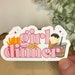 Girl Dinner Sticker | Funny Decal for Her | Kindle Accessories | Water ...