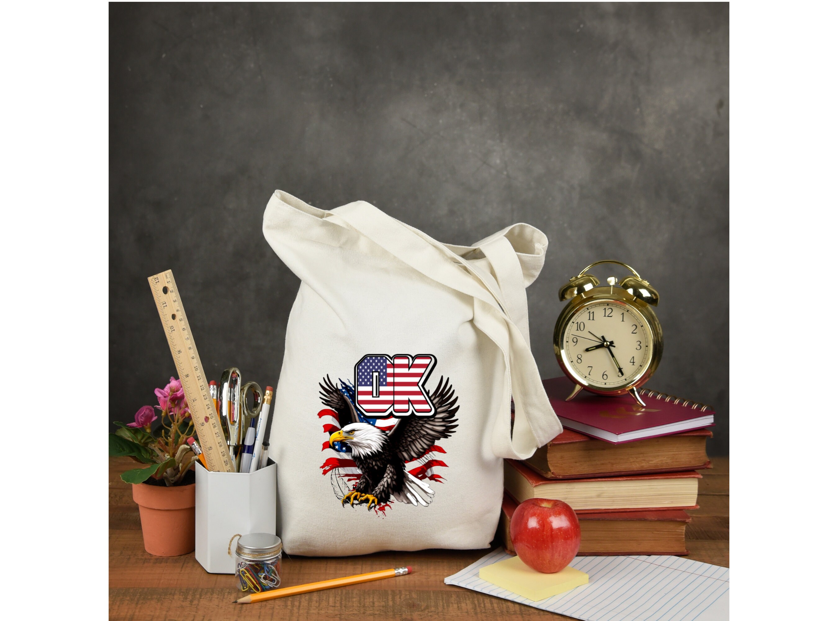 Patriotic OK Eagle, PNG, Sublimation, Tshirts, Mugs, Tote Bags, Instant ...