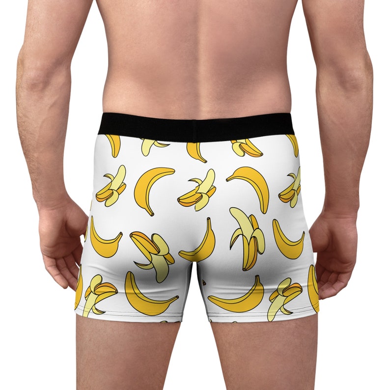 Gag Ts Banana Lover Mens Banana Boxer Briefs Banana Peeking From