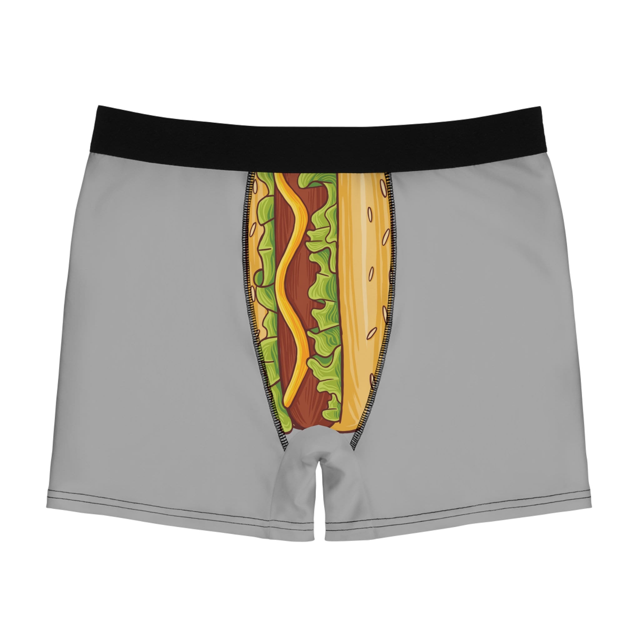 Hot Dog Boxer Briefs, Junk Food Lovers Underwear Trendy Men's Boxer ...
