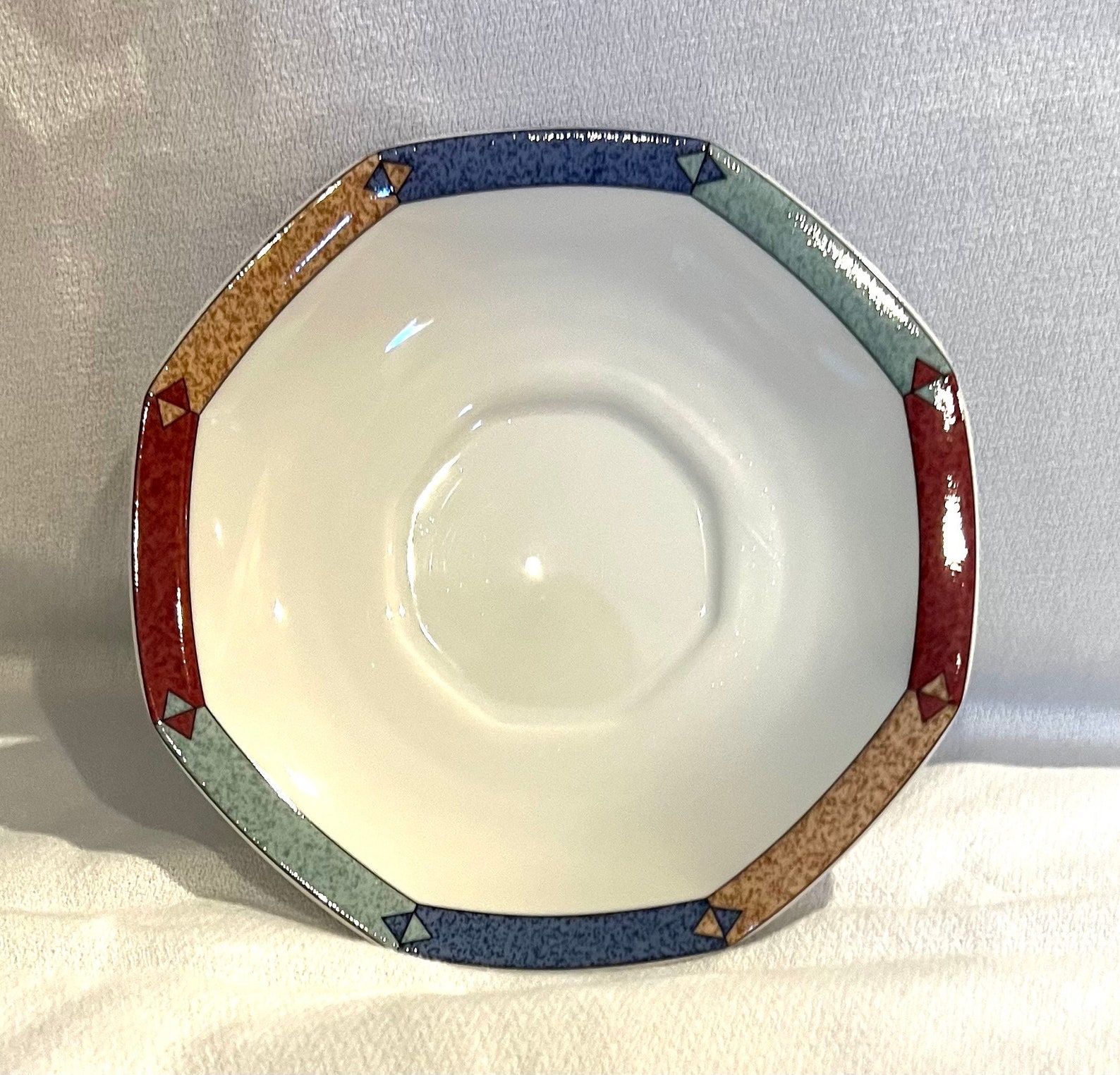 Christopher Stuart Diamond Optic Cup and Saucer - Etsy