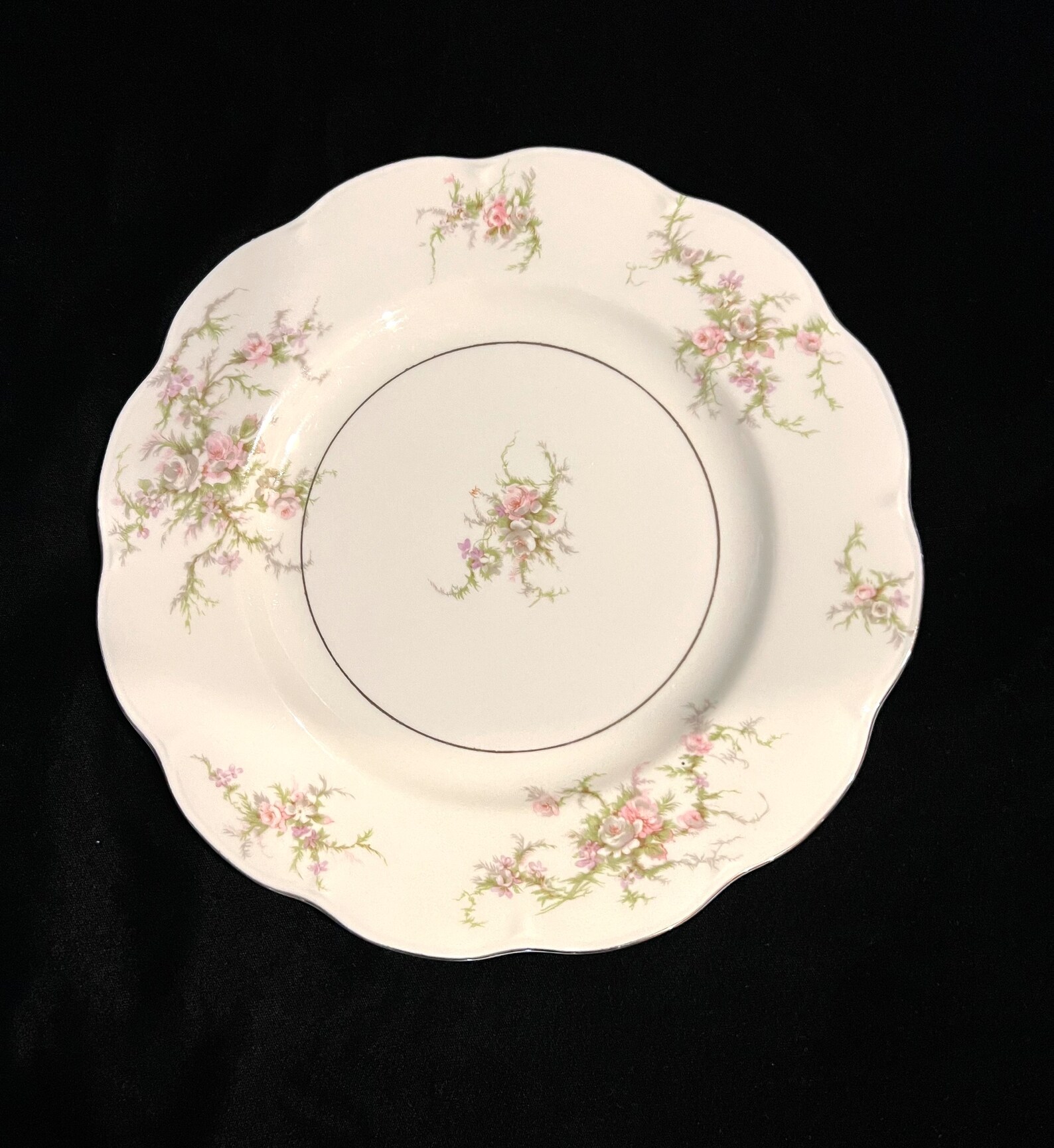 Theodore Haviland Rosalinde Elegant Pink Rose Antique Dinner Plate - Etsy