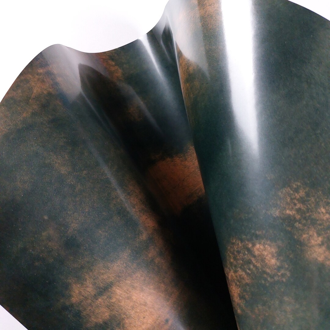 Shell Cordovan | Rocado Art. Marbled Green | Shell Cordovan Leather ...