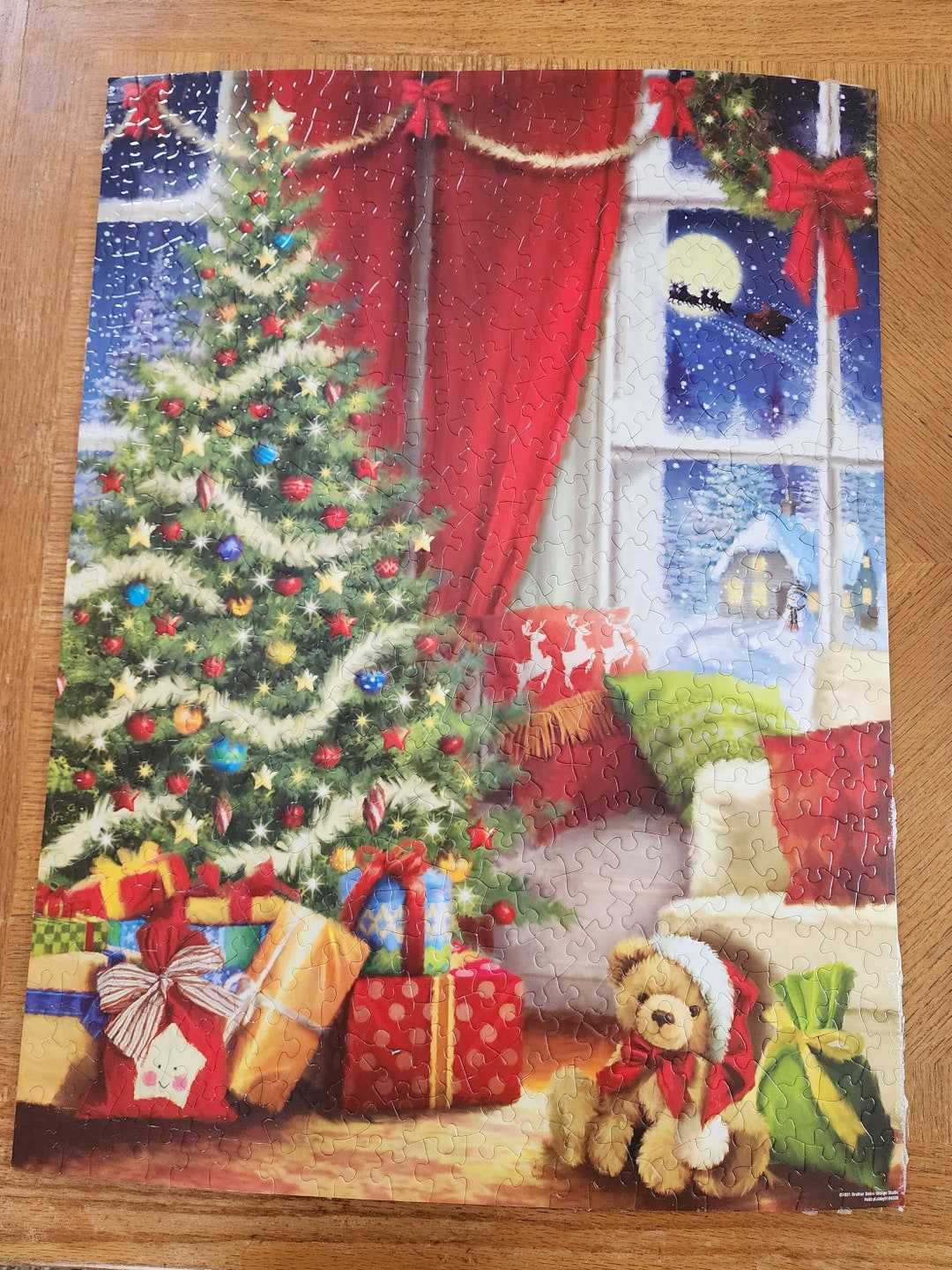 Complete Christmas Tree Puzzle - Etsy