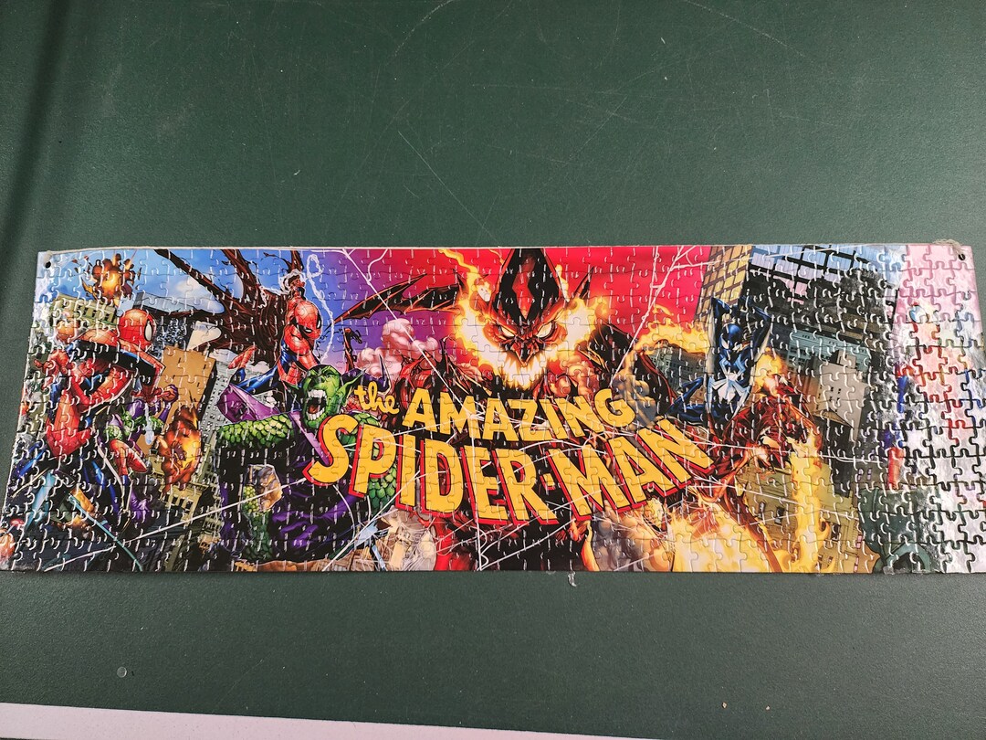 Complete Spiderman Puzzle - Etsy