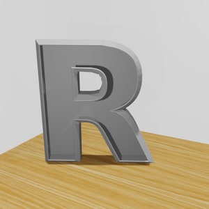3D Printed Thin Wall Fillable Letters Custom Decorative Sign 3D ...