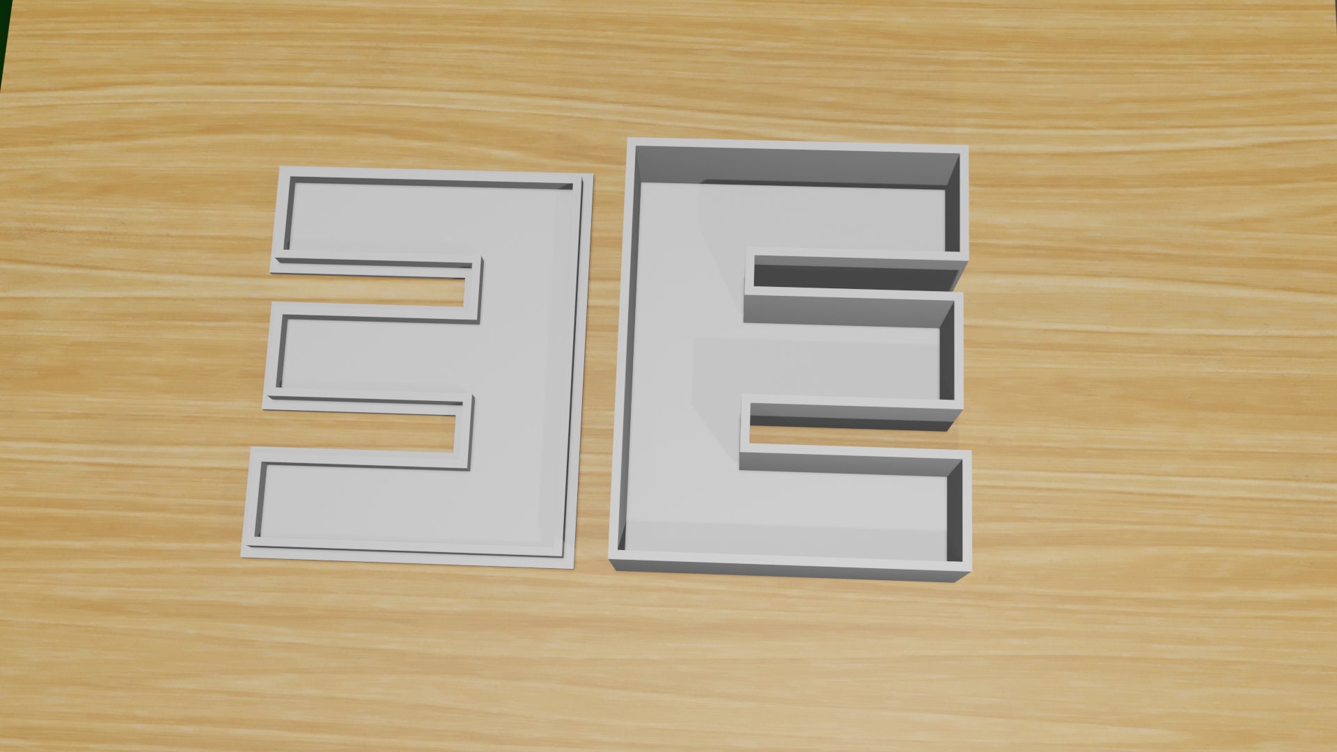 3D Printed Letter Gift Box With Lid Custom Decorative Sign 3D Alphabet ...