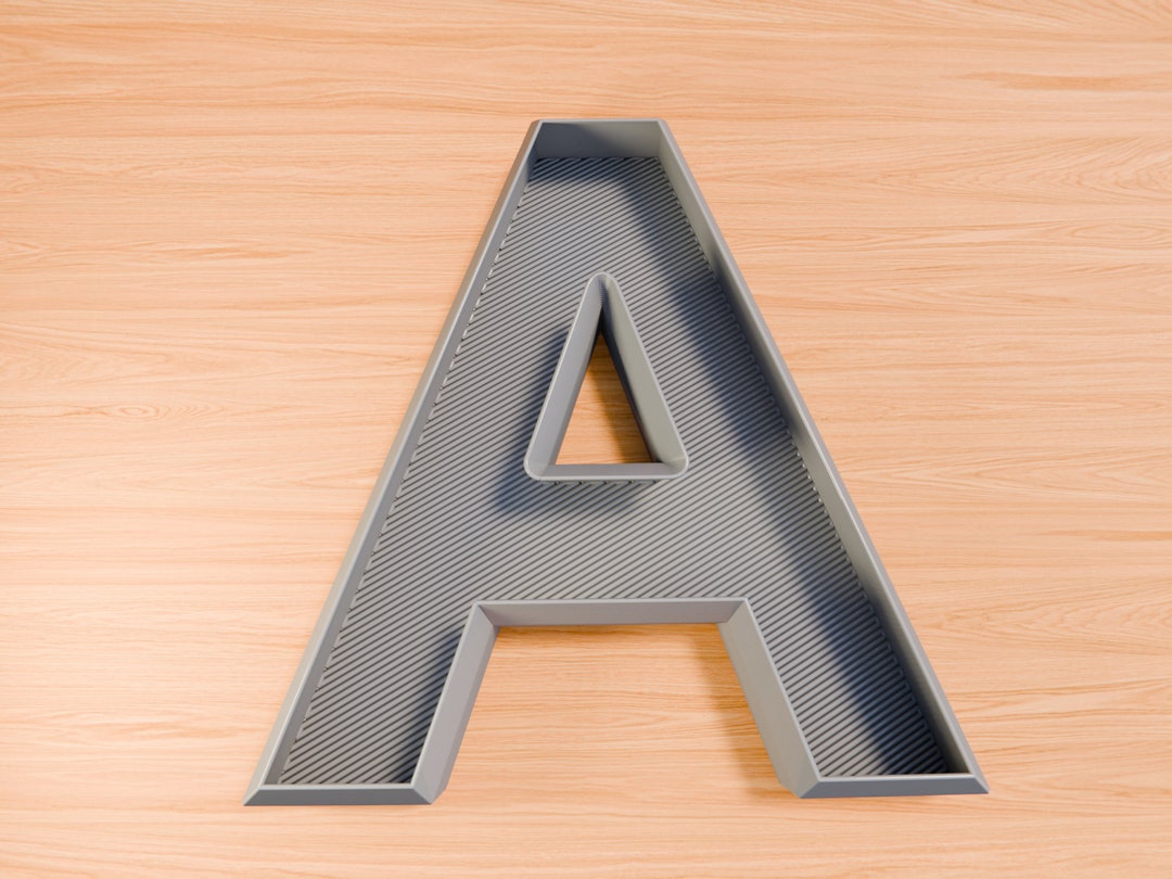 3D Printed Thin Wall Fillable Letters Custom Charcuterie Board Snack ...