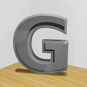 3D Printed Thin Wall Fillable Letters Custom Decorative Sign 3D ...