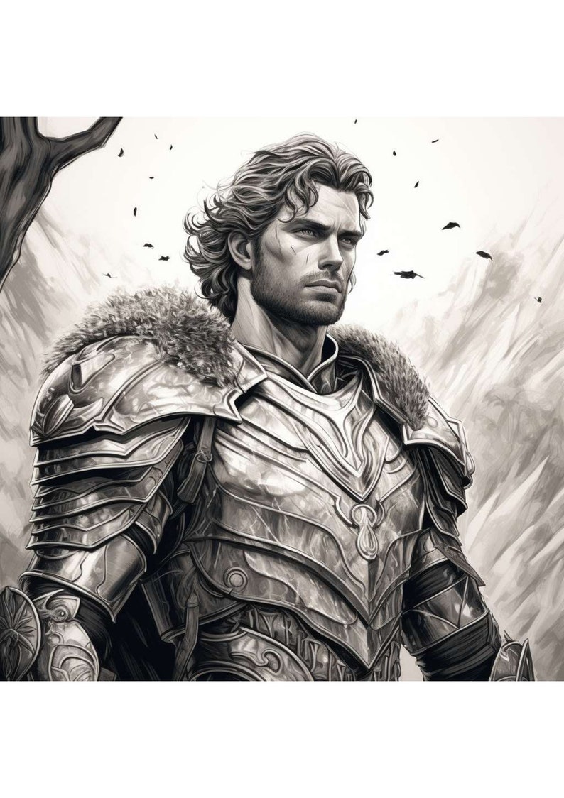 Fantasy Characters for Colouring, Painting or Tracing - Etsy