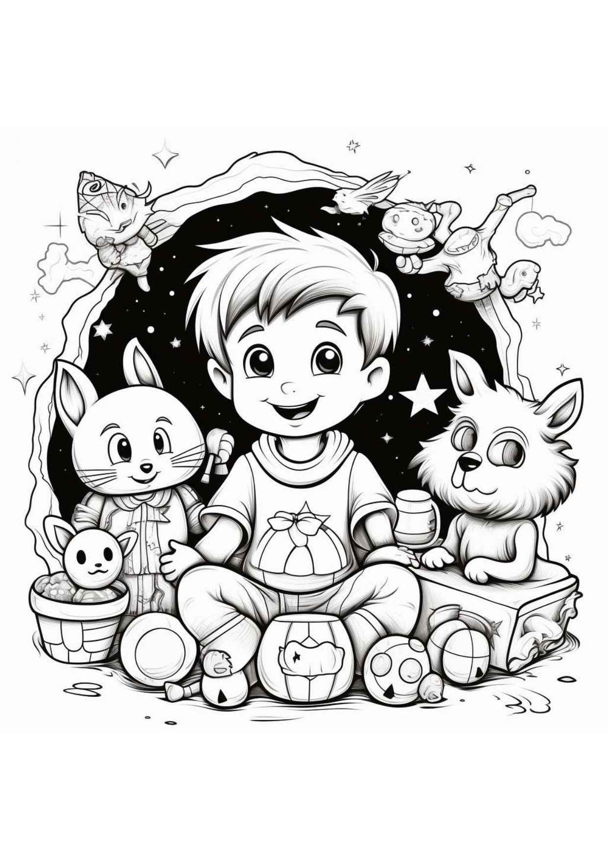 26 Pages Colouring Pages for Children of All Ages - Etsy