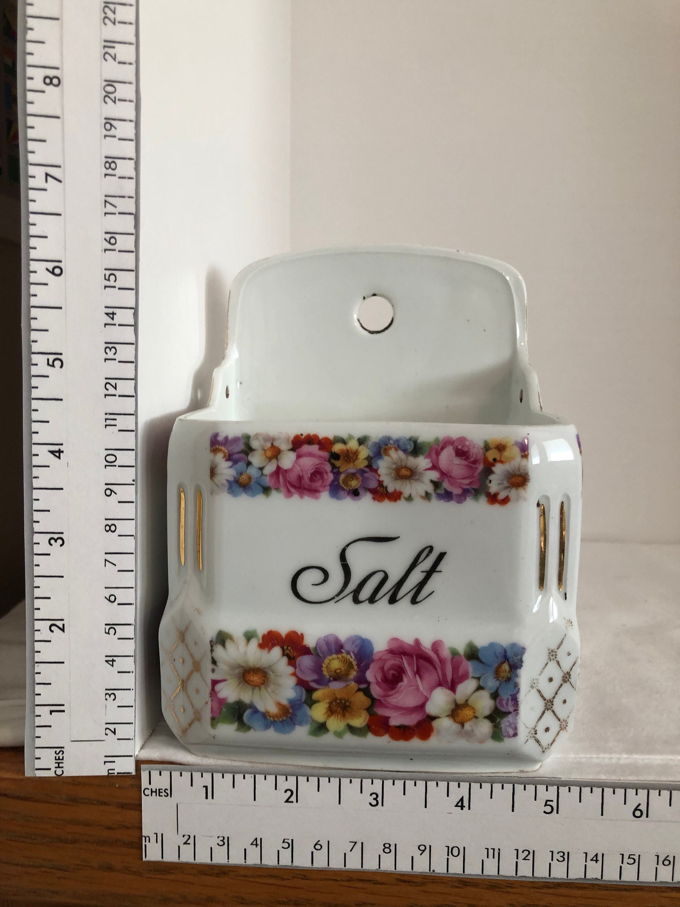 Vintage Salt Pot - Etsy