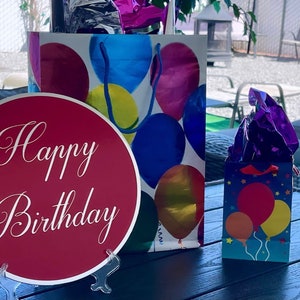 10" Happy Birthday Party Prop BOX Accessory! - Etsy