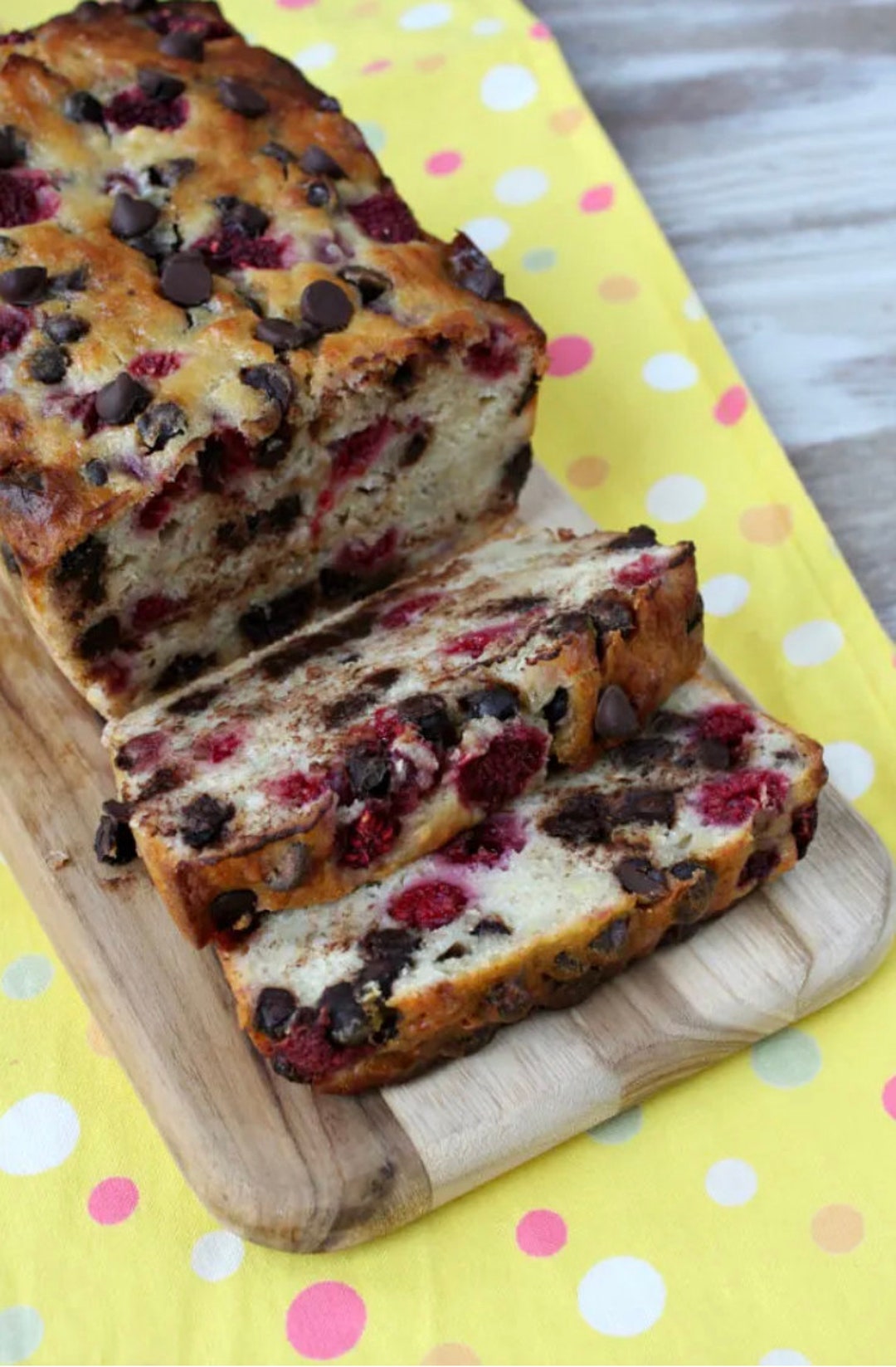 Raspberry Dark Chocolate Banana Bread - Etsy