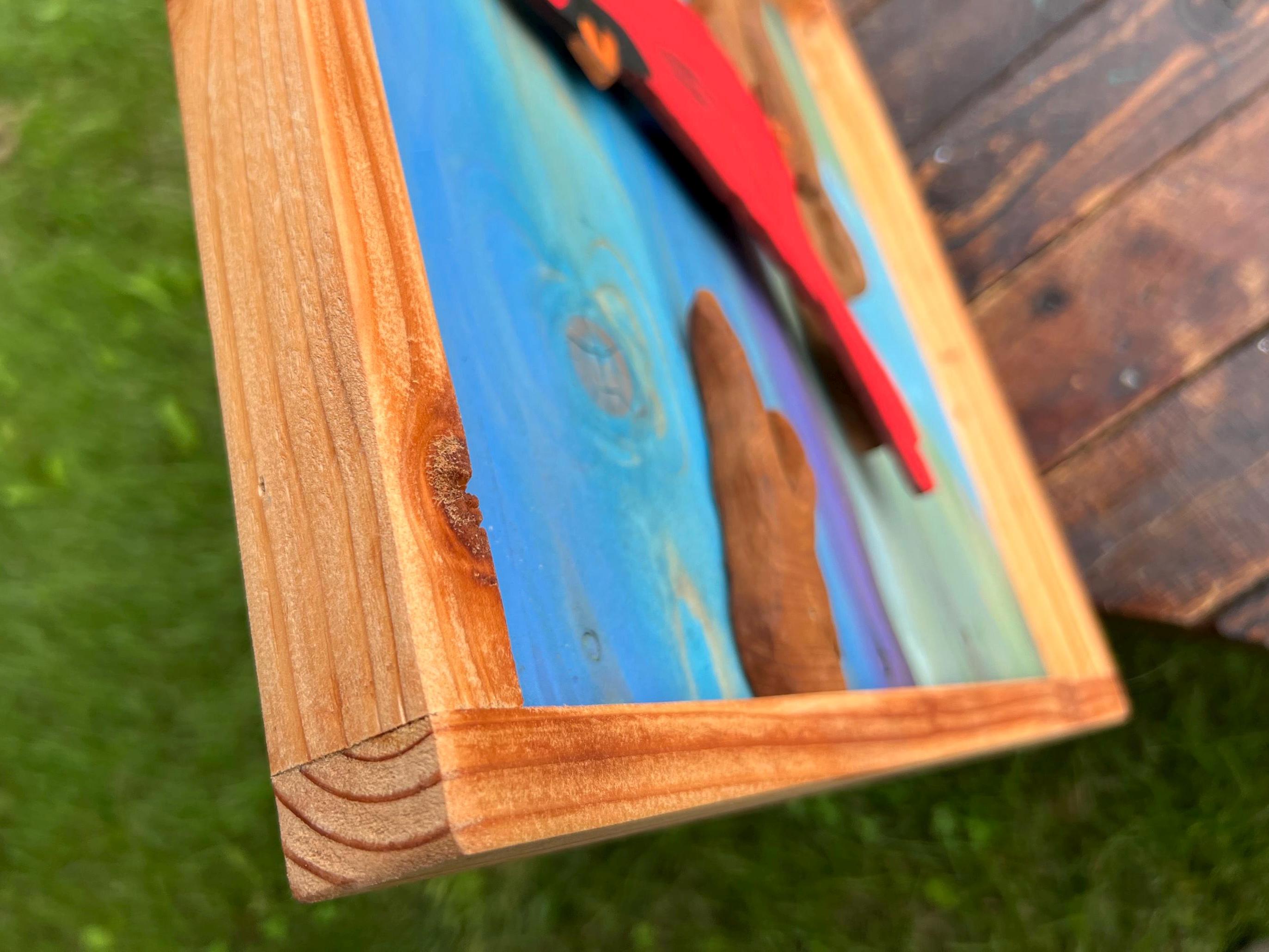 Cardinal River Art Reclaimed Bird Frame - Etsy