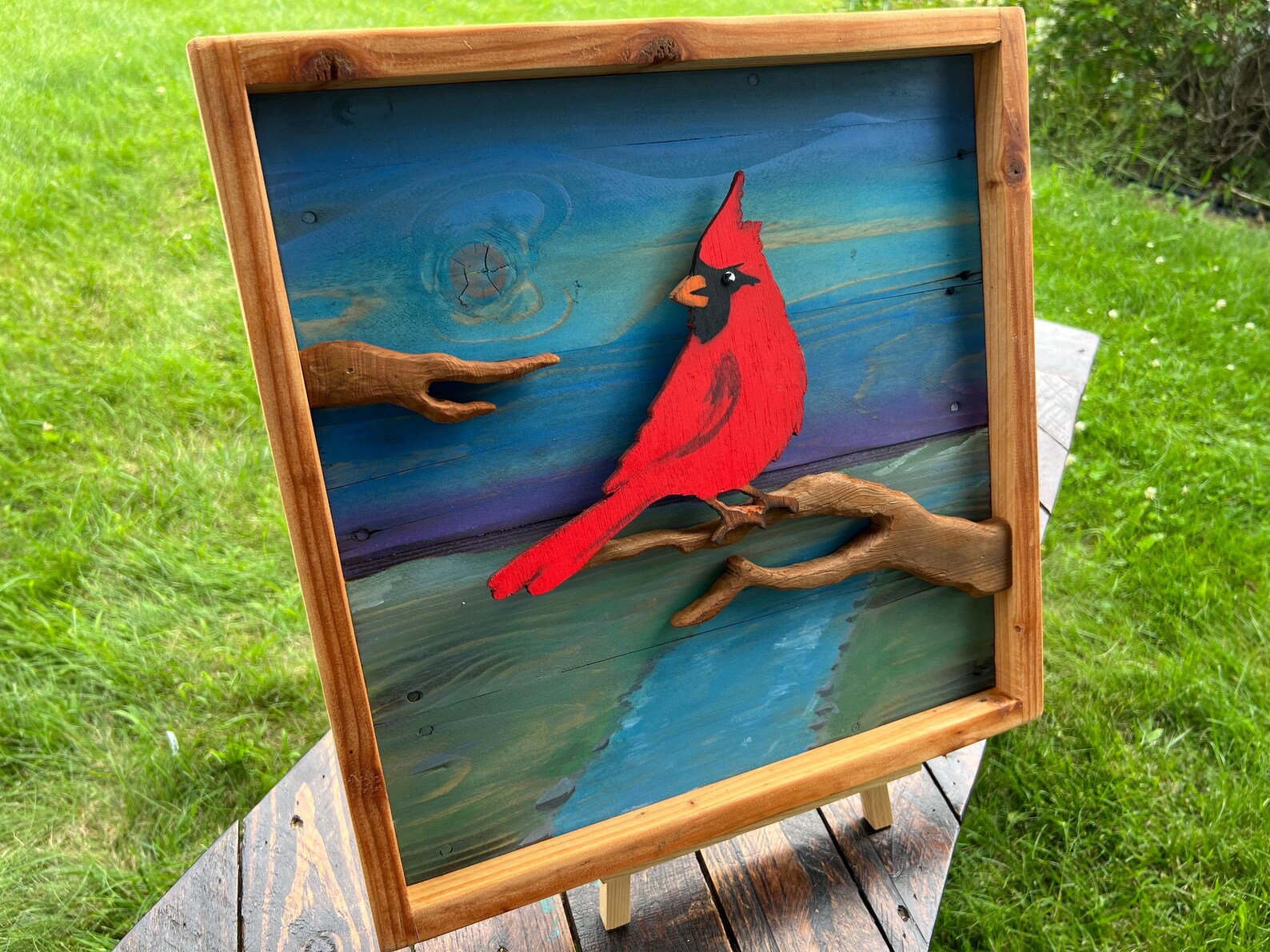 Cardinal River Art Reclaimed Bird Frame - Etsy
