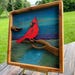 Cardinal River Art Reclaimed Bird Frame - Etsy