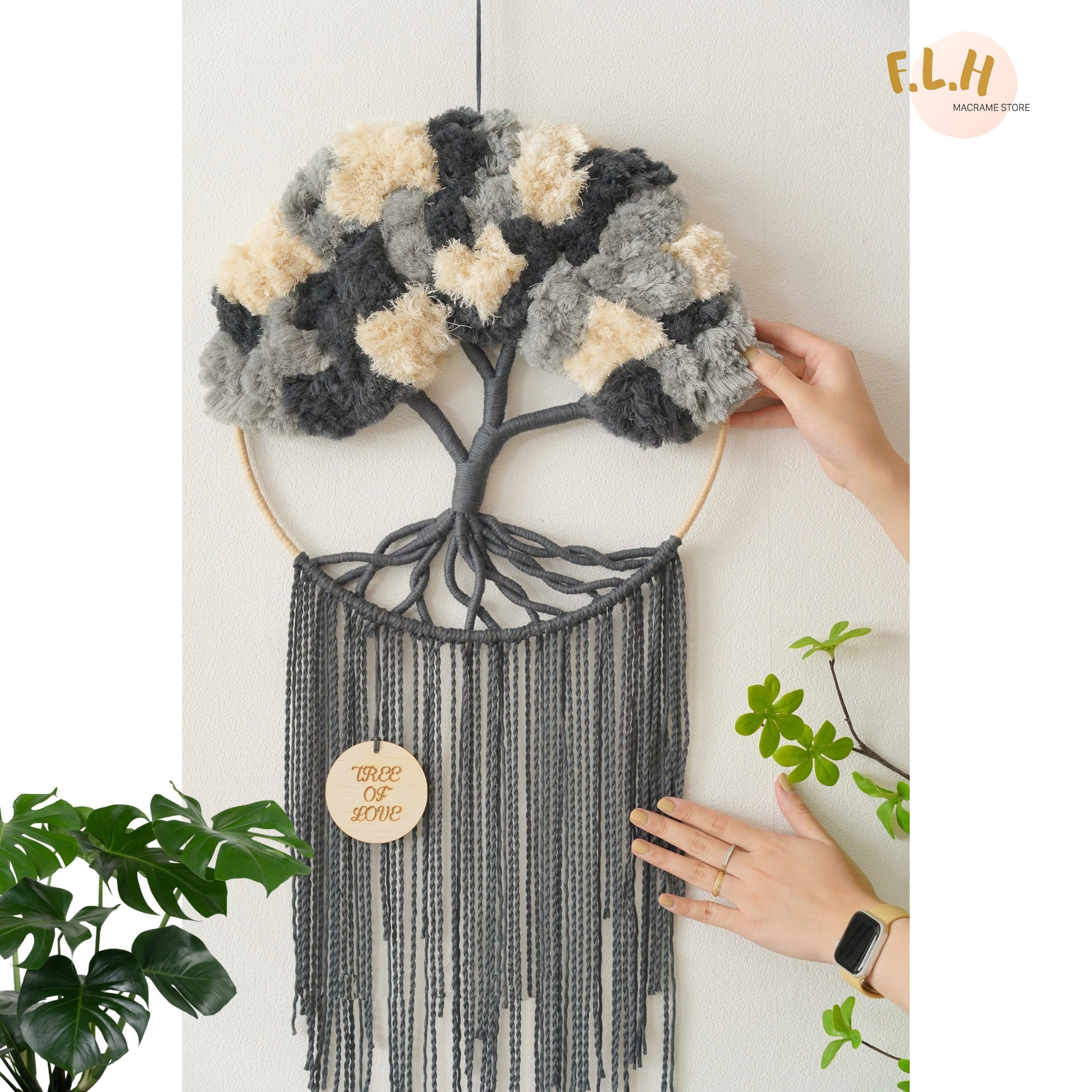 Wall Hanging Decor Macrame Family Tree Cozy Room Decor Home - Etsy