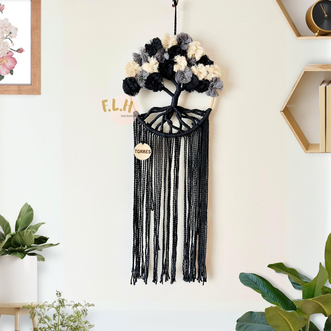 Wall Hanging Decor, Macrame Family Tree, Cozy Room Decor, Home ...