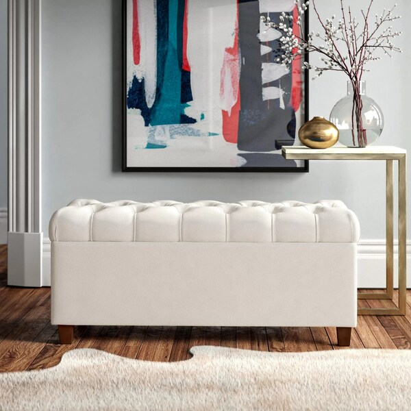 Tufted Storage Bench - Etsy