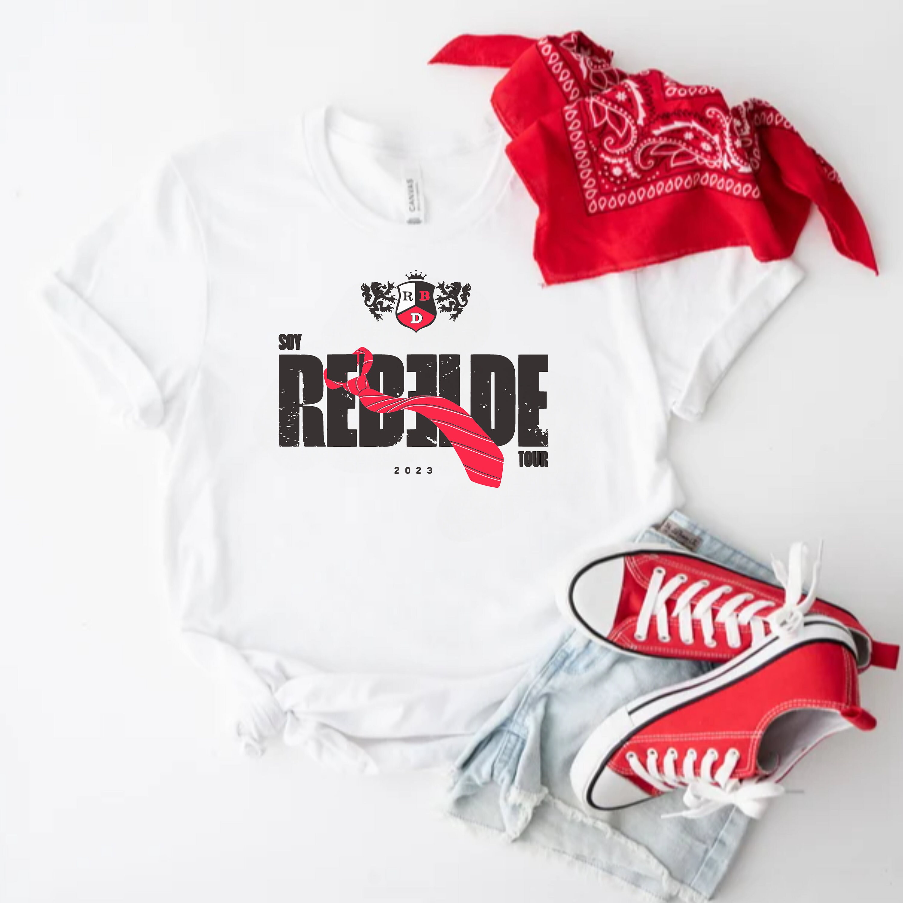 Rbd Shirts Rebelde T Shirts RBD Logo Tee Rebelde Tour 2023 Shirt - Etsy