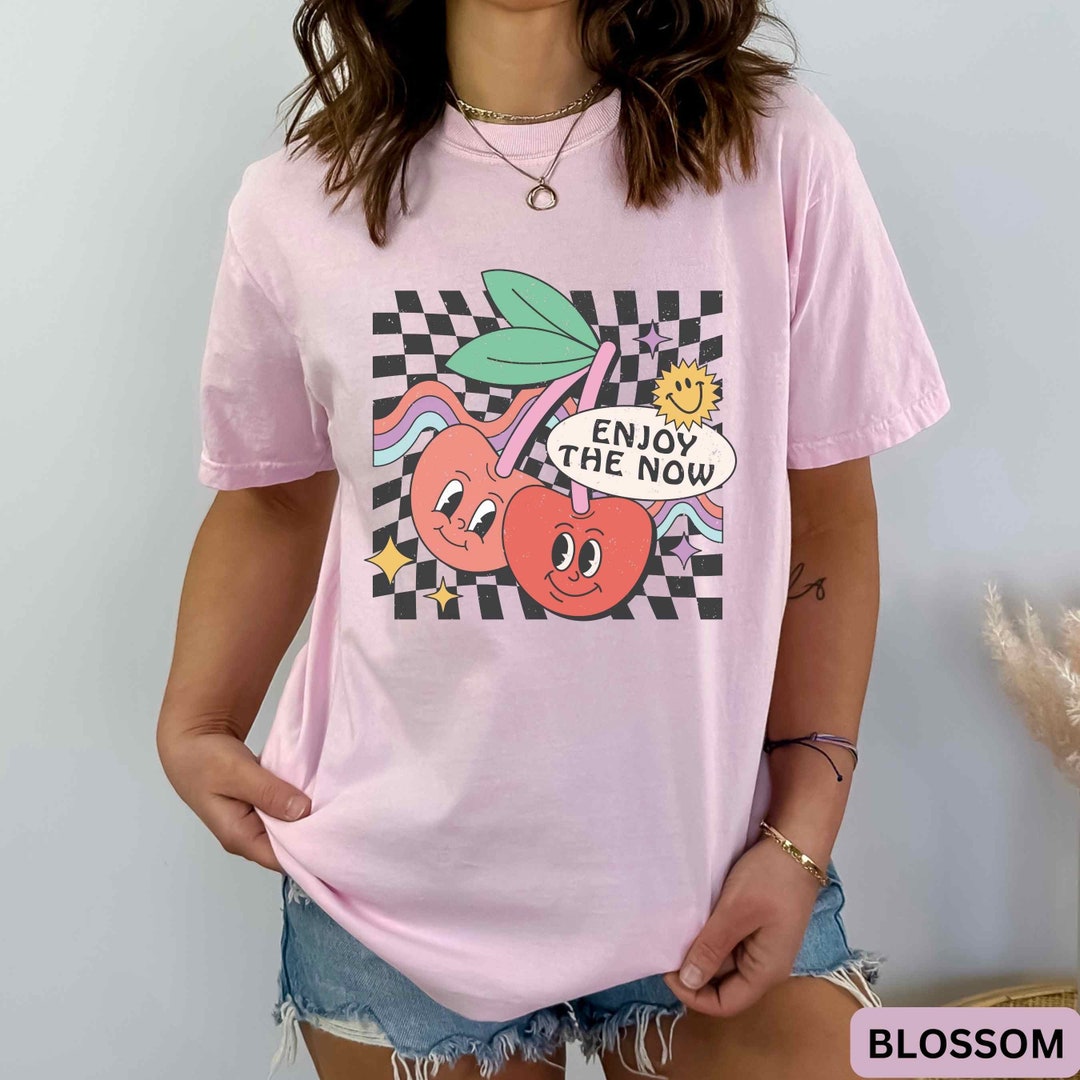 Comfort Color Retro Vintage Shirt, Cherry Vintage Tee, Boho Retro ...