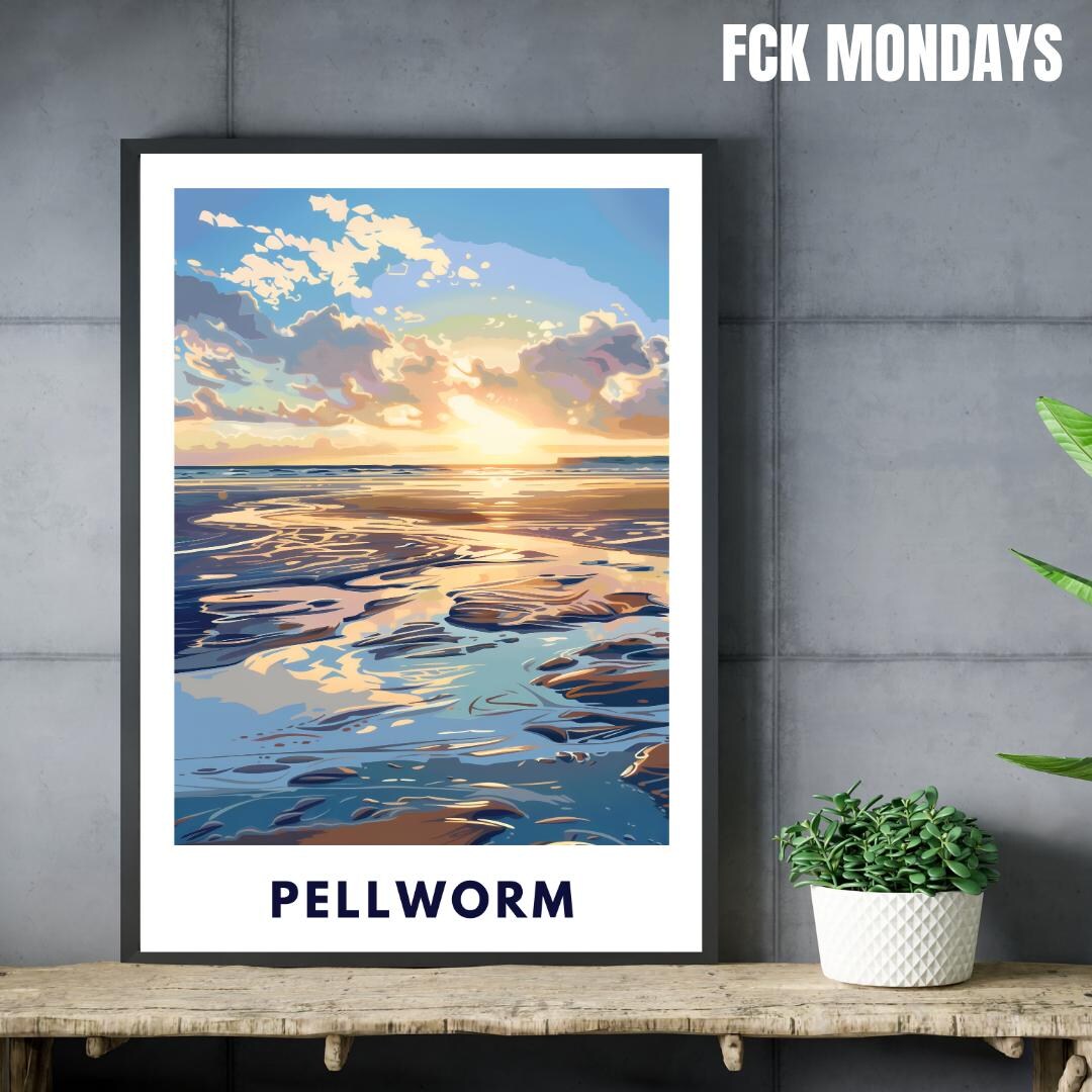 Pellworm Poster | Pellworm Beach Poster | Schleswig-holstein | Print ...