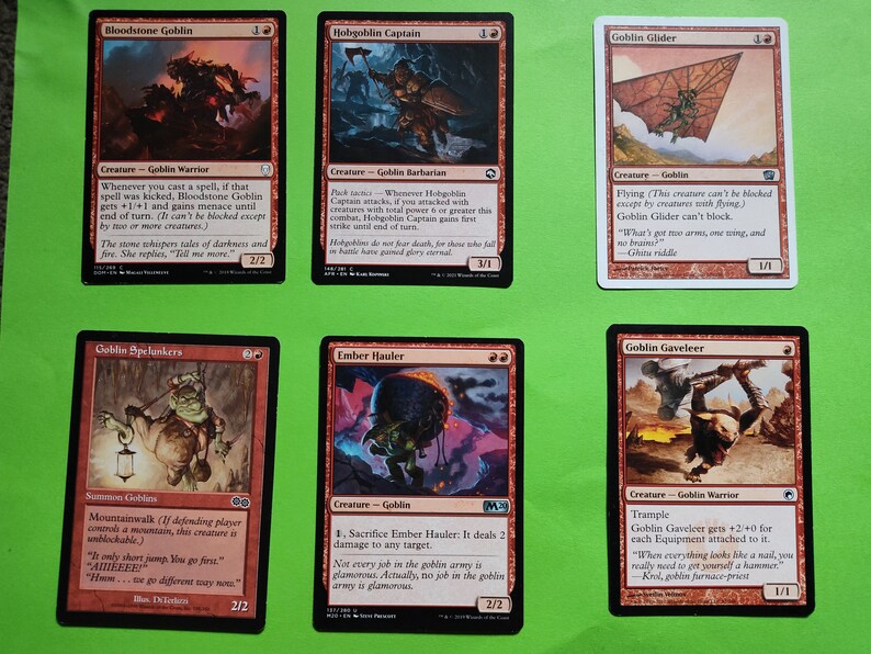 Magic the Gathering Goblins - Etsy