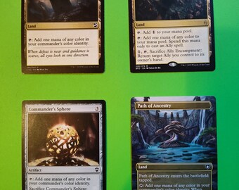 Set of All 10 Trilands Magic: the Gathering MTG Commander EDH Tri-land ...