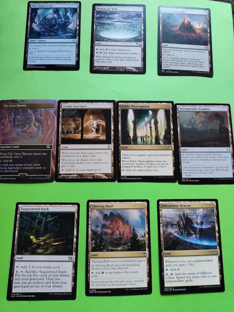 Magic the Gathering 25 Nonbasic Lands - Etsy