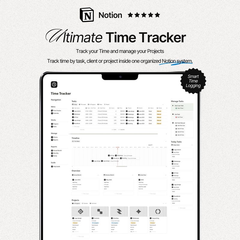 Time Tracker - Etsy